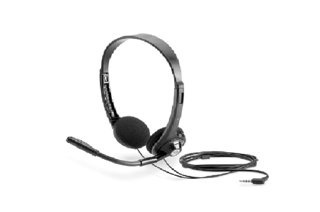 Hp 150 Wired Boom on ear headset with Mic 3.5mm jack – Neural Systems