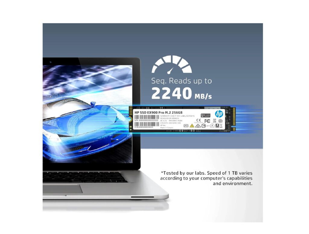 HP EX900 Pro 256GB NVMe Internal PC SSD 9XL75AA – Neural Systems