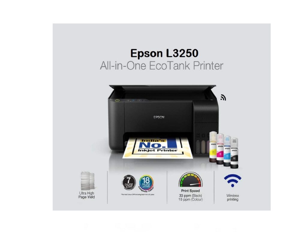 Epson EcoTank L3250 A4 Wi-Fi All-in-One Ink Tank Printer Ink – Neural ...