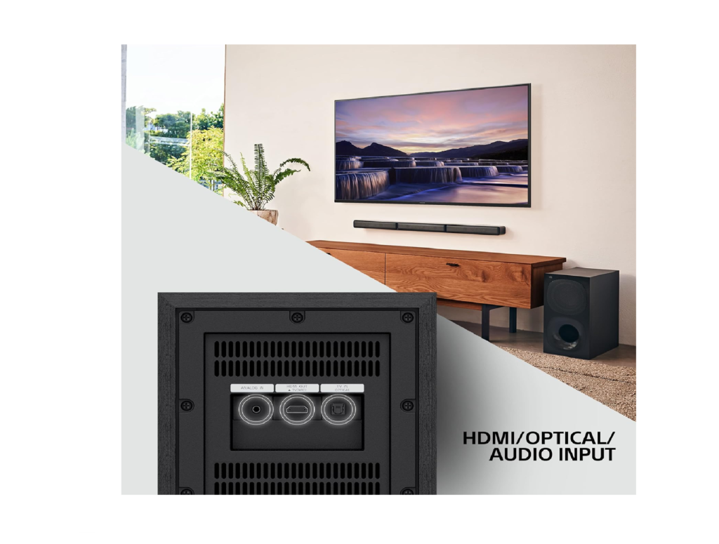 Sony HT-S40R Real 5.1ch Dolby Audio Soundbar for TV with Subwoofer ...