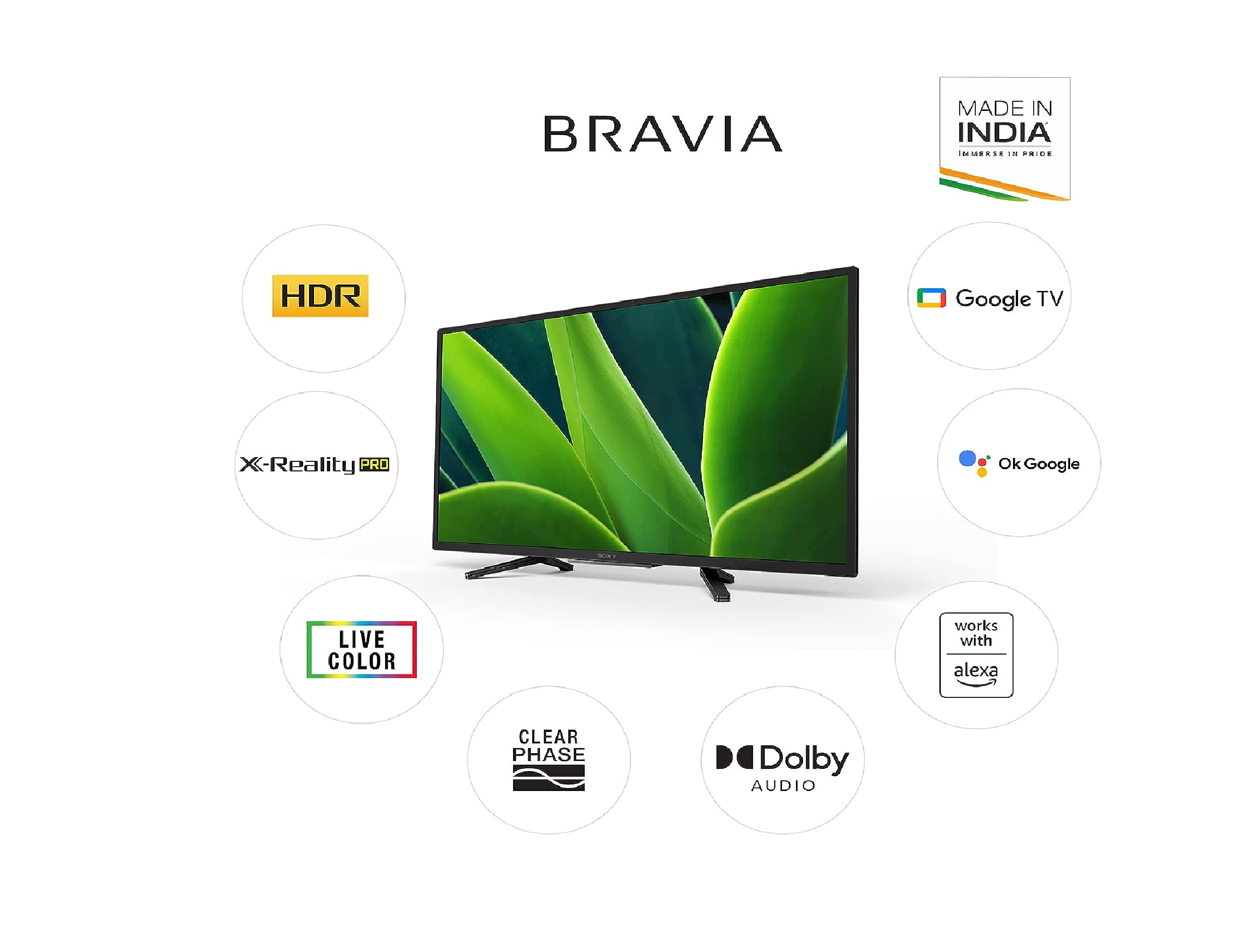 Sony Bravia 80 cm (32 inches) HD Ready Smart LED Google TV KD-32W830K ...