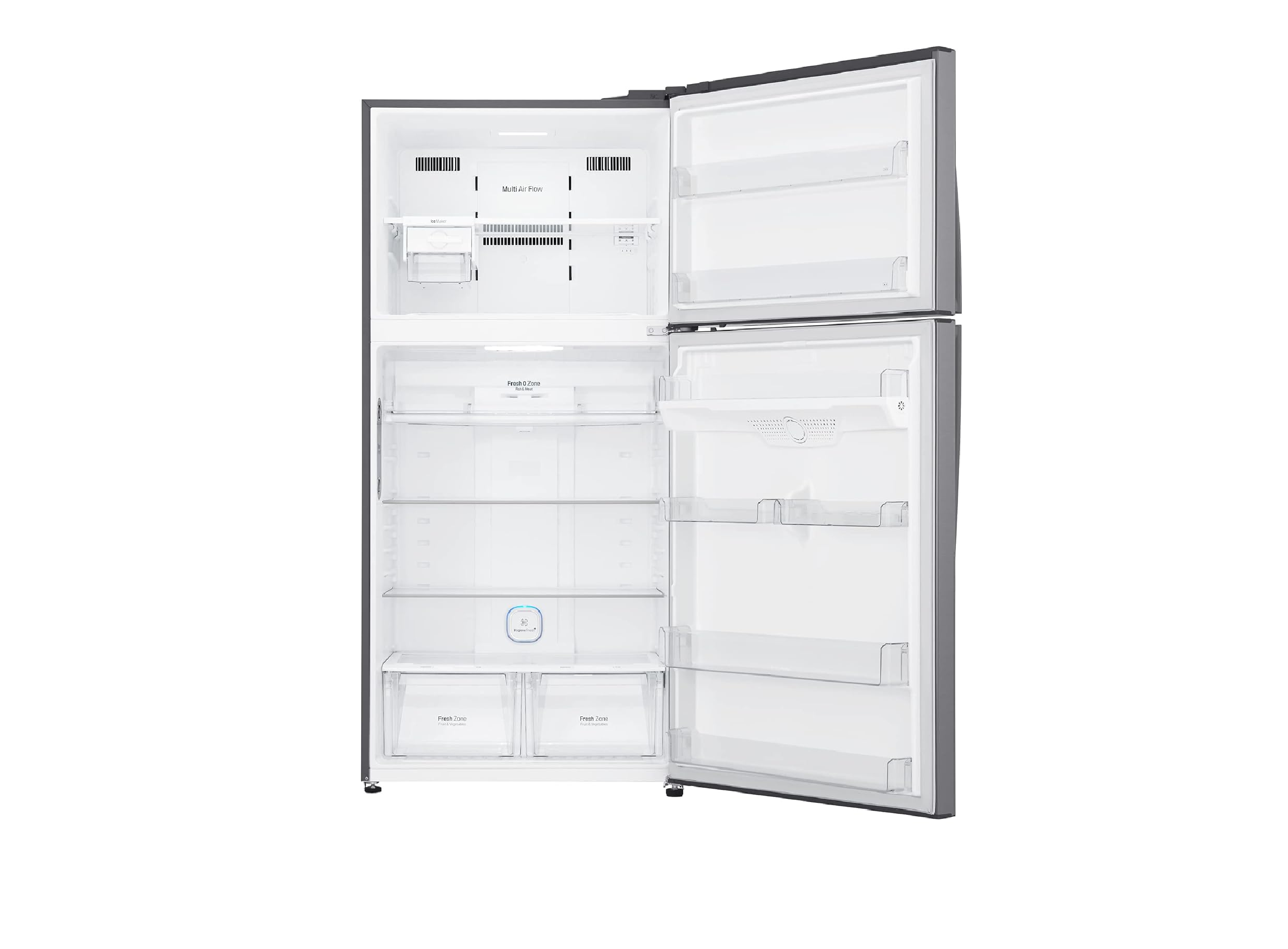 LG 592 L 1 Star Frost Free Inverter Wi-Fi Double Door Refrigerator.GR ...