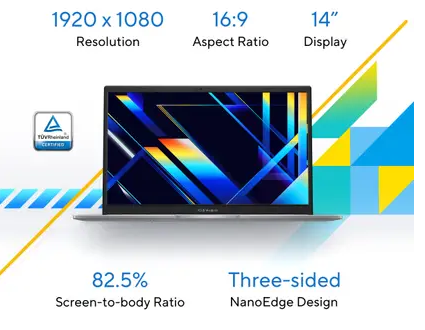 ASUS Vivobook Go 14 (2023), AMD Ryzen 5 7520U, 14-inch (35.56 cm) FHD ...