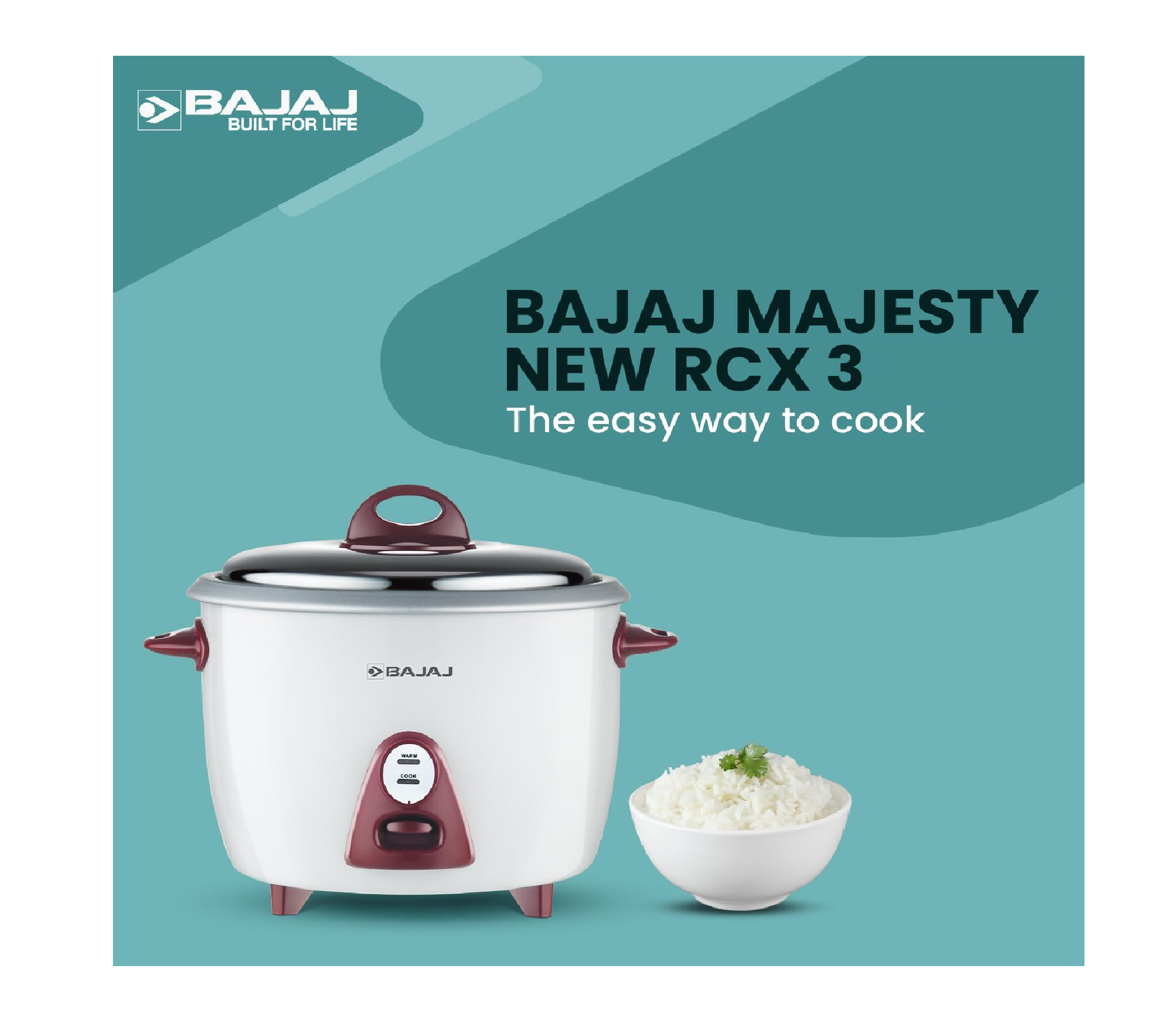 BAJAJ NEW RCX 3 Electric Rice Cooker – Neural Systems